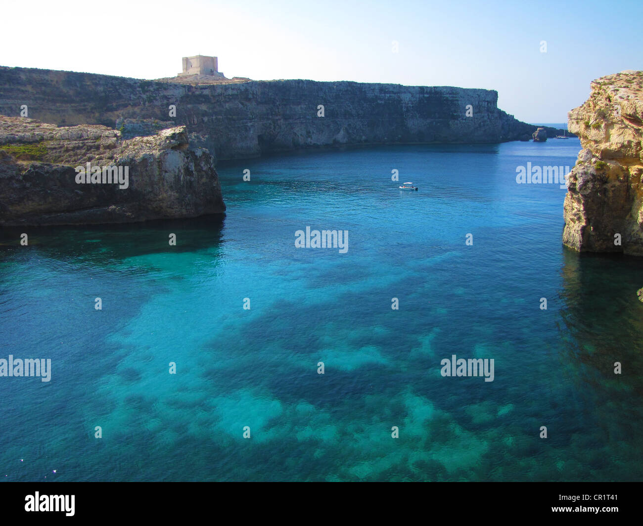 Crystal Lagoon - Malta Stock Photo - Alamy