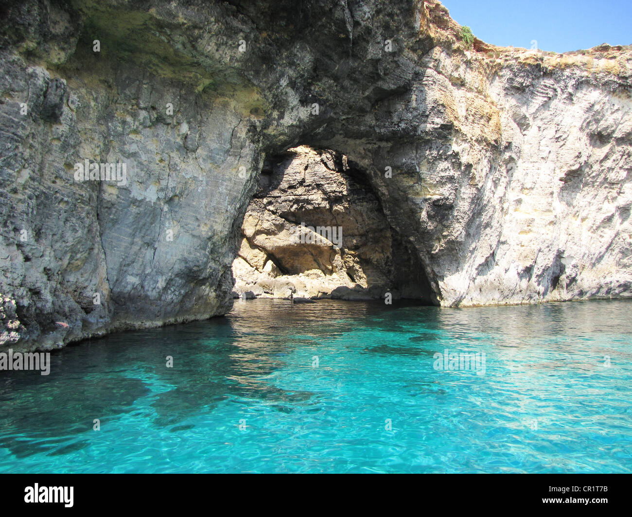 Emerald Cave - Malta Stock Photo - Alamy