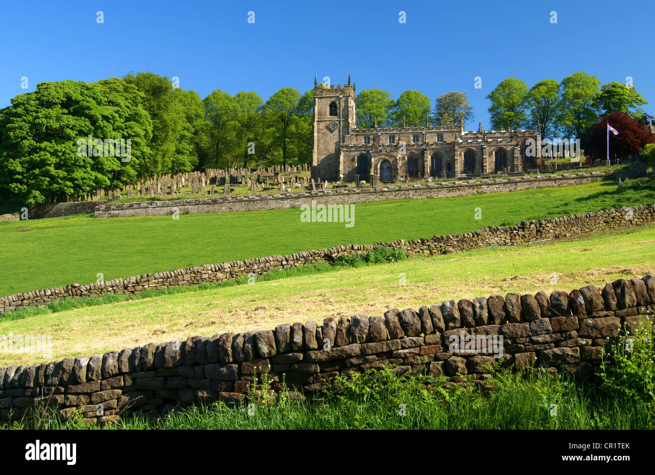 UK,South Yorkshire,Peak District,High Bradfield,Church of St Nicholas Stock Photo - Alamy