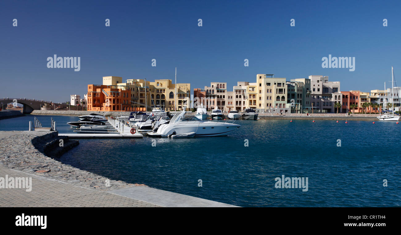 Port, Marina of El Gouna, Red Sea, Egypt, Africa Stock Photo - Alamy