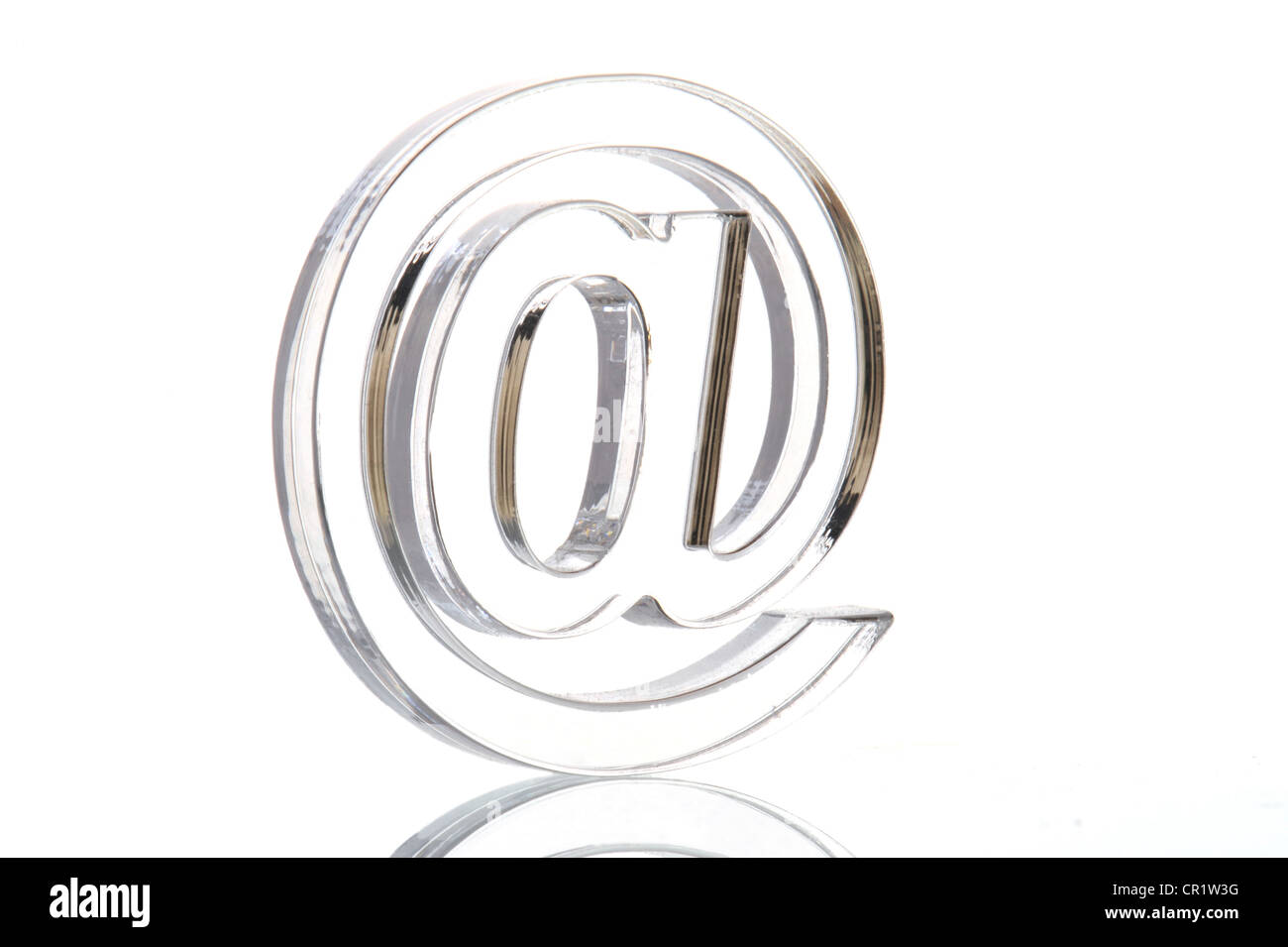 Transparent at sign Stock Photo - Alamy