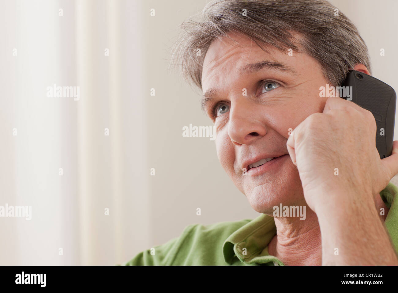USA, California, Los Angeles, Man talking on phone Stock Photo - Alamy