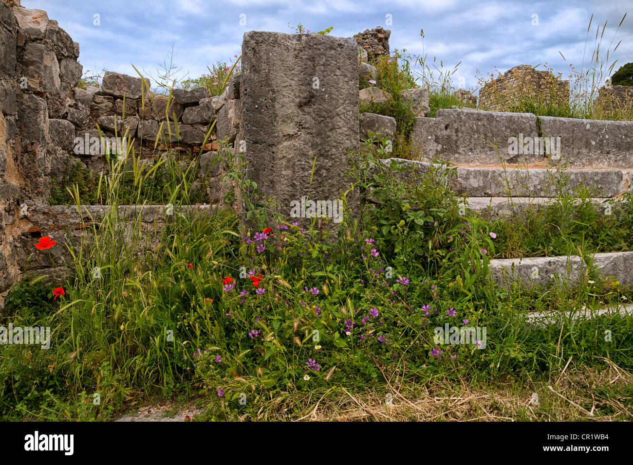 Ruins roman amphitheatre solin hi-res stock photography and images - Alamy