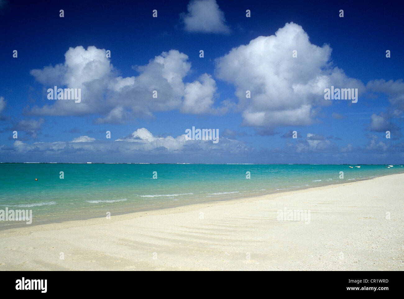 Mauritius, district of Grand Port, sandy beach of pointe d'Esny (Esny ...