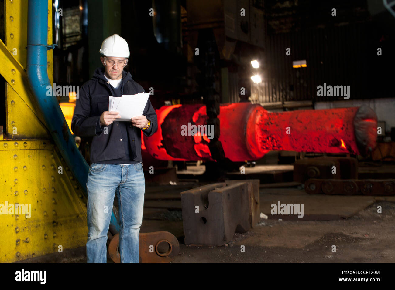 Steel mill foreman hi-res stock photography and images - Alamy