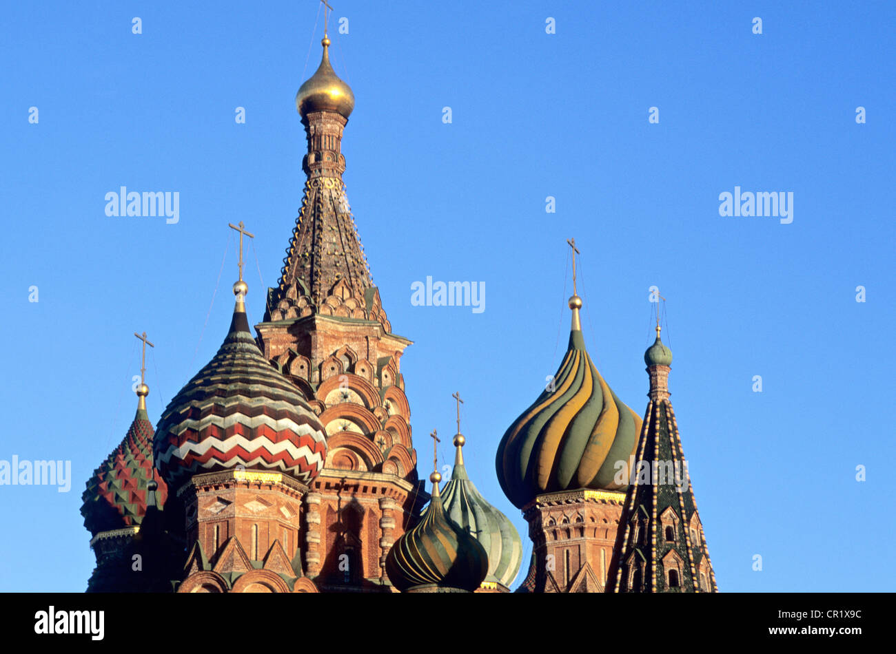 Russia, Moscow, the Red Square, UNESCO World Heritage , the onion domes ...