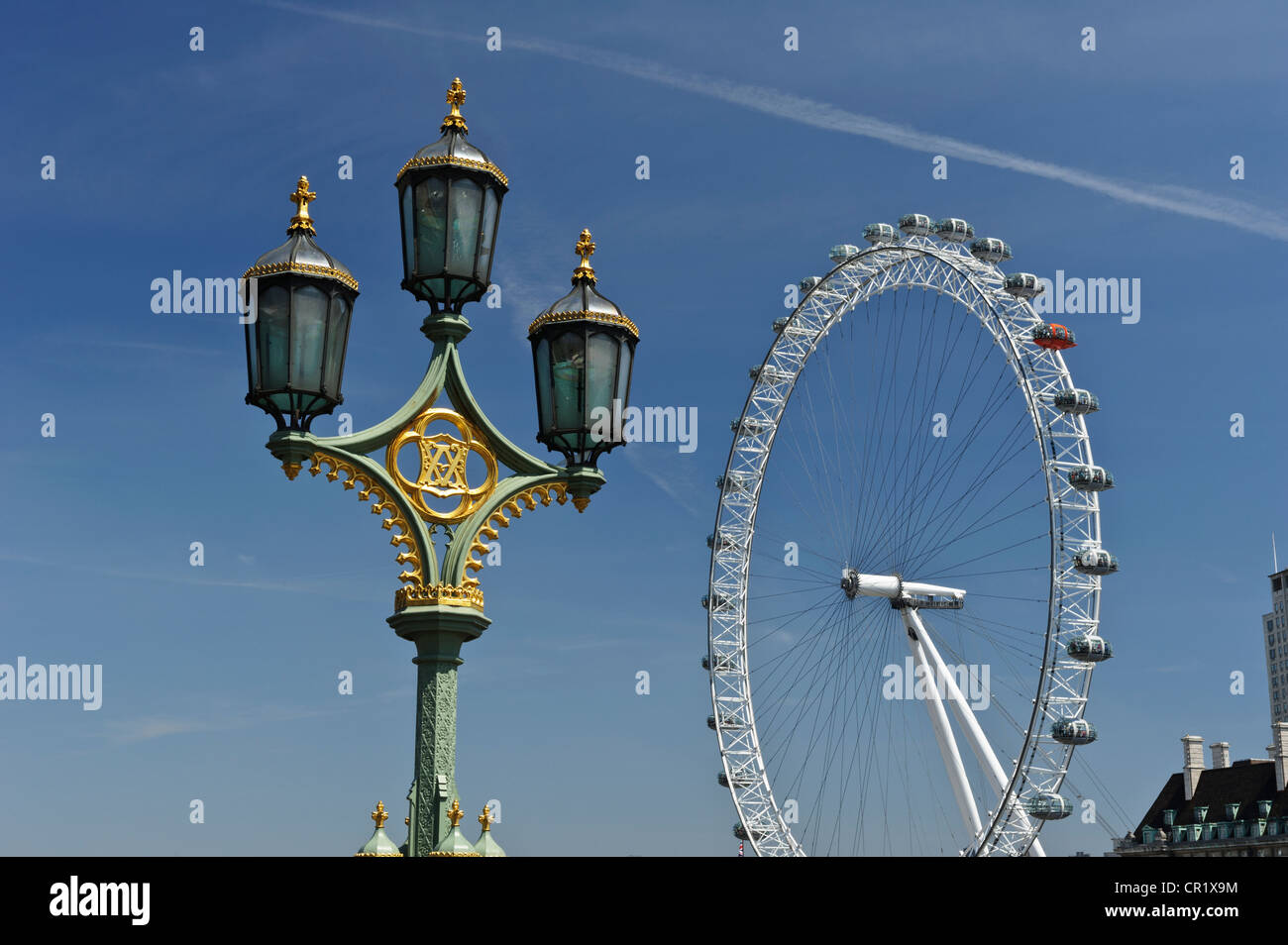 British street lamp post, London, England Stock Photo - Alamy