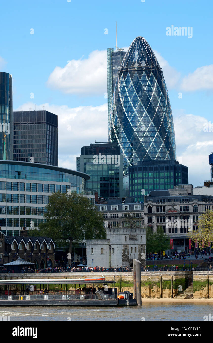 Gerkin london aerial hi-res stock photography and images - Alamy