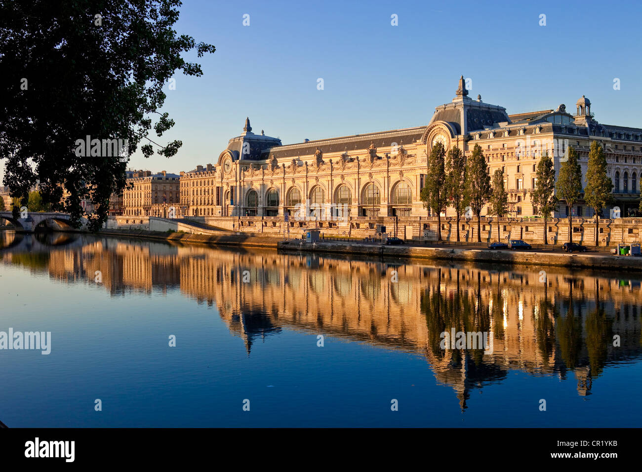 France, Paris, Seine River banks UNESCO World Heritage, musee d'Orsay ...