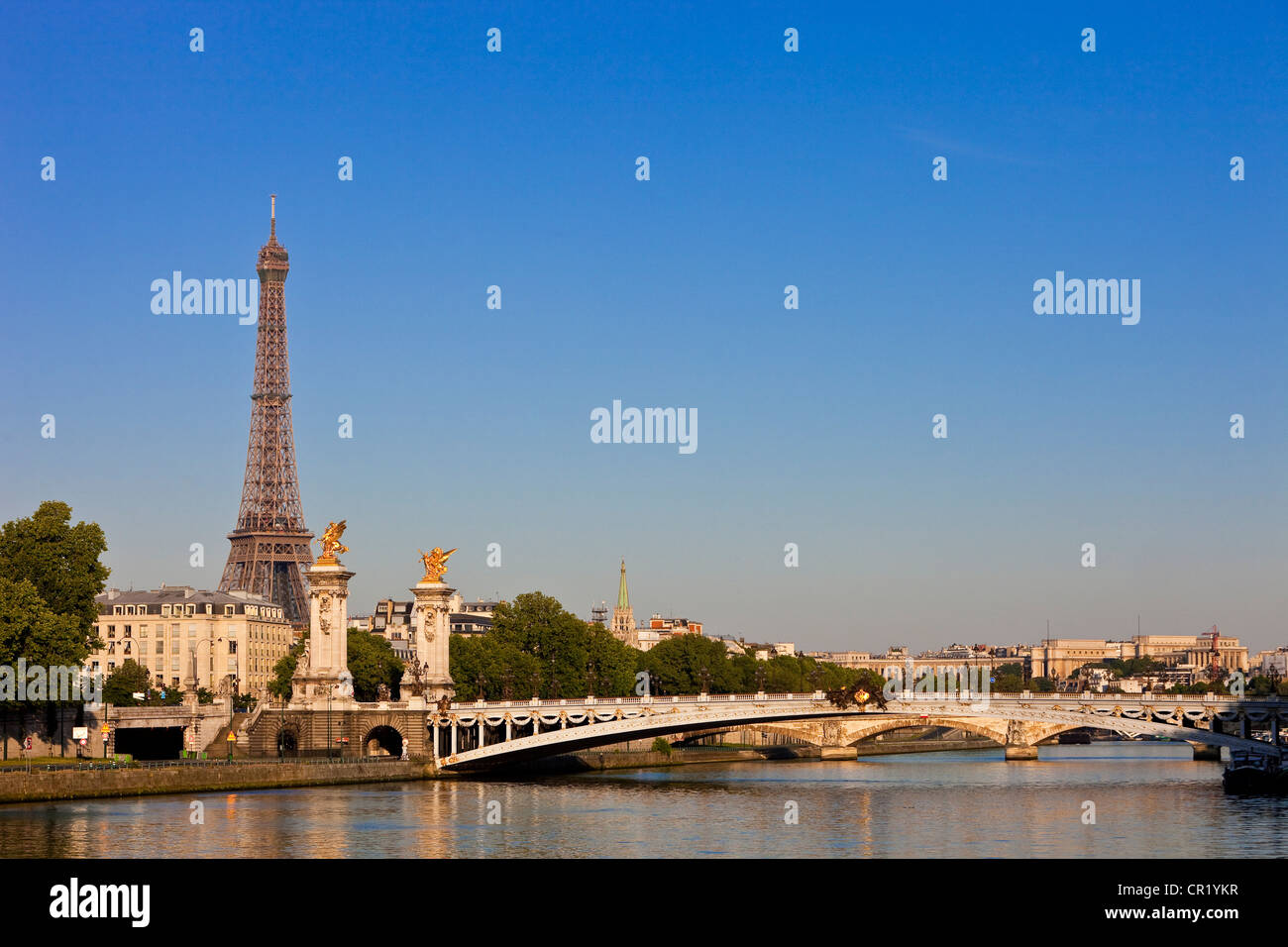France, Paris, Seine riverbanks, UNESCO World Heritage, Eiffel Tower ...