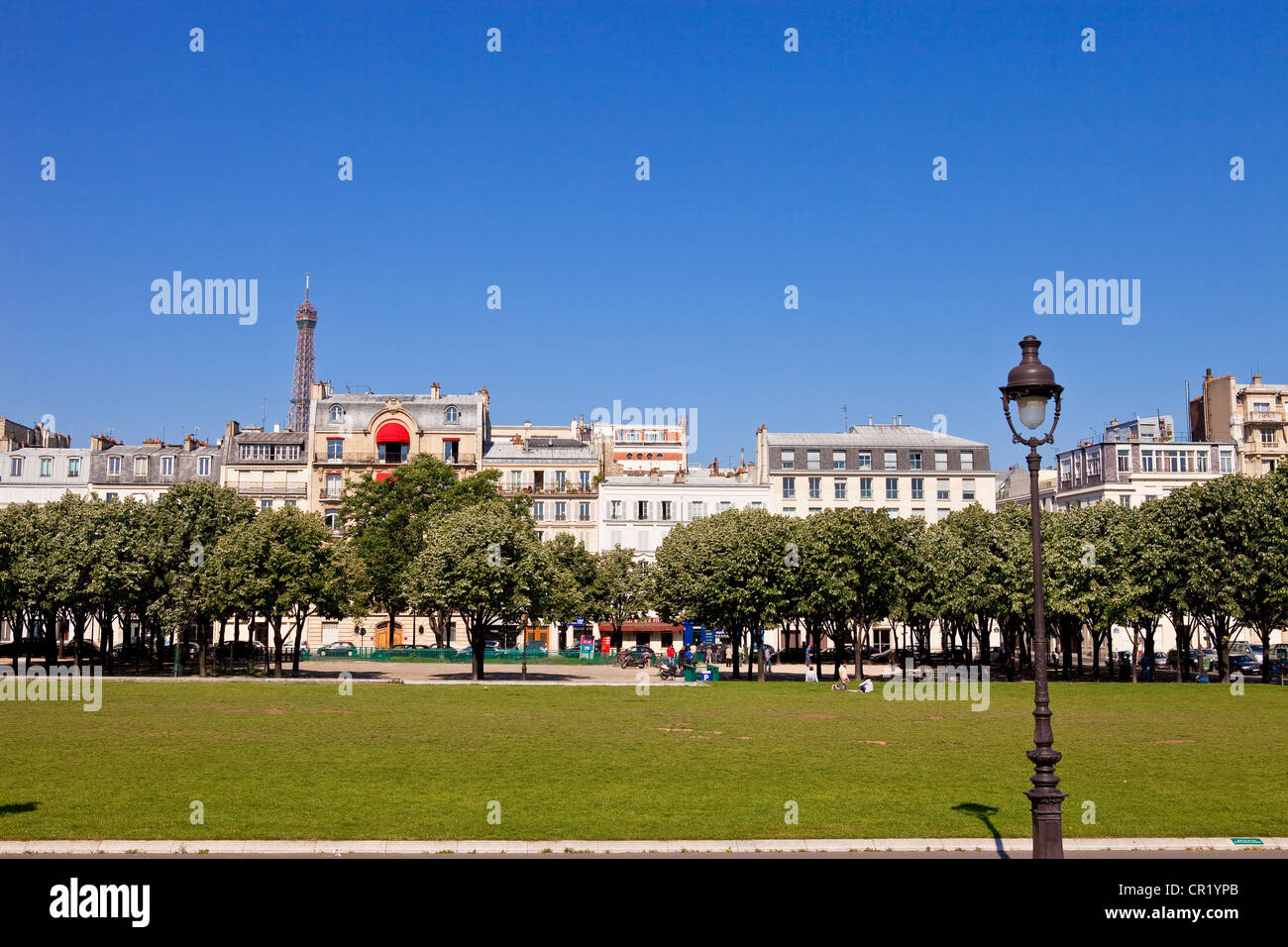 France, Paris, Esplanade des Invalides and Eiffel Tower Stock Photo - Alamy