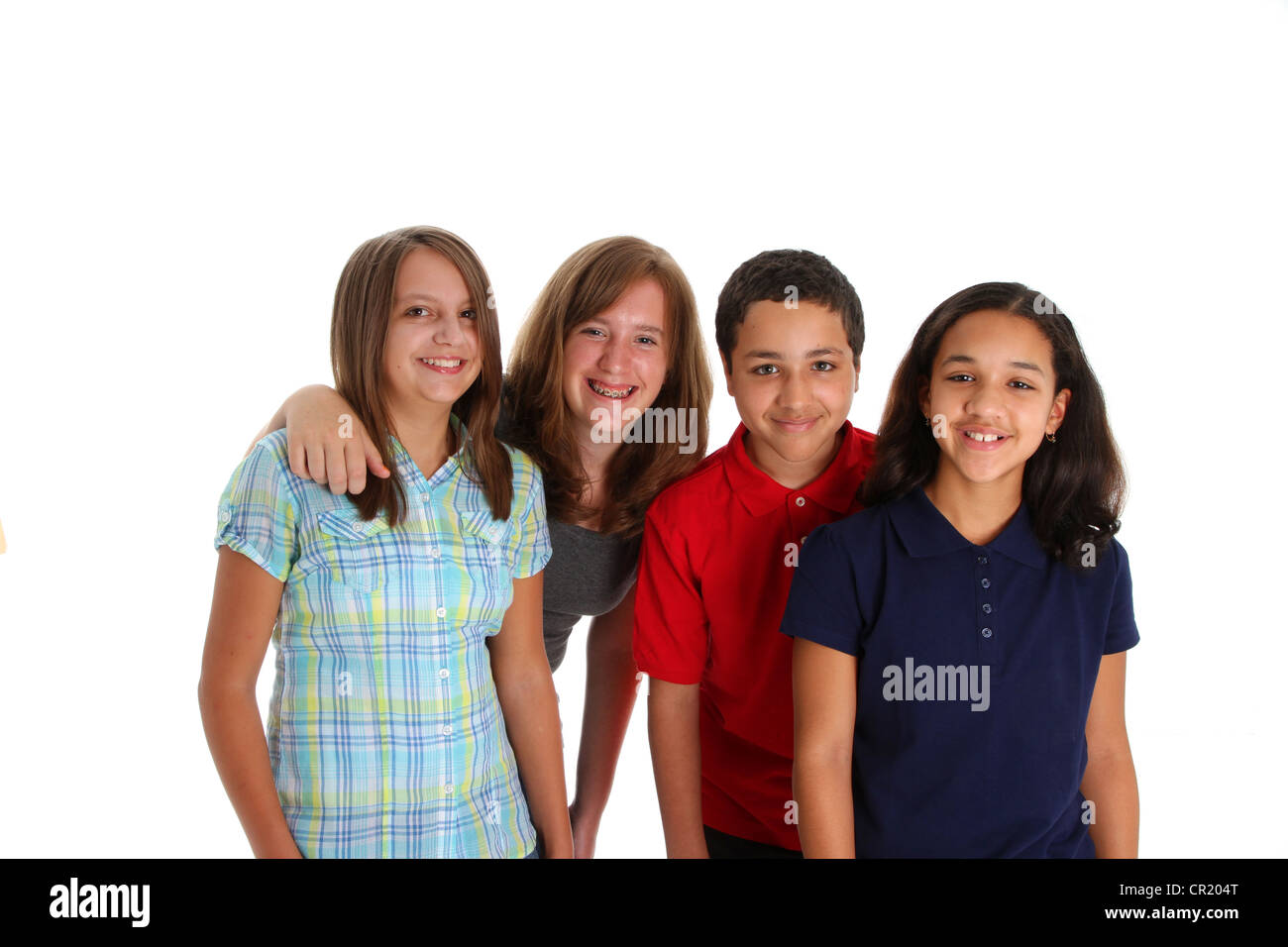 Group teens Cut Out Stock Images & Pictures - Alamy