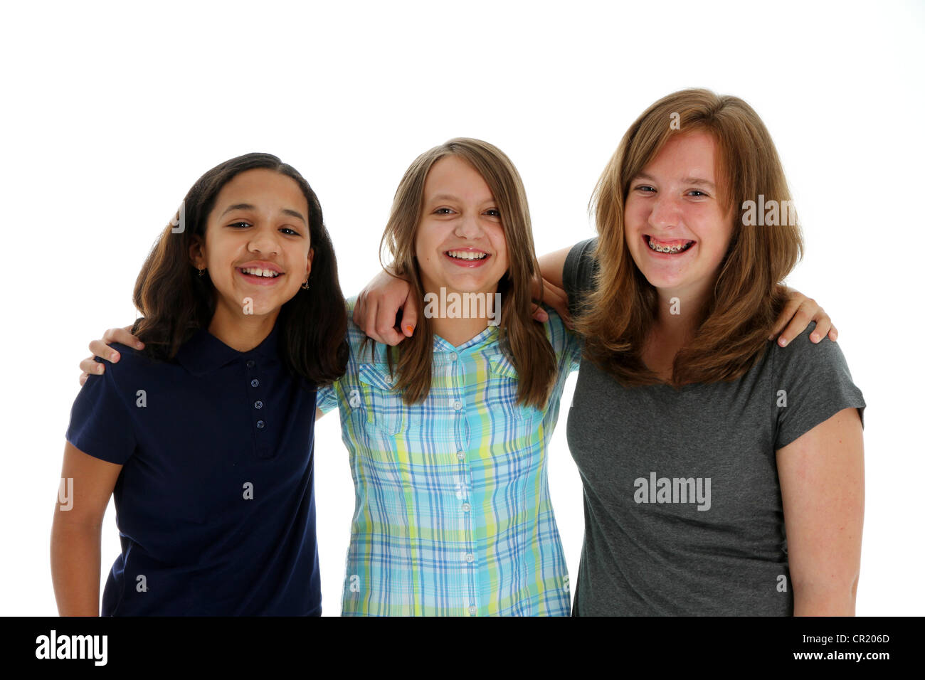 Girls gathered hi-res stock photography and images - Alamy