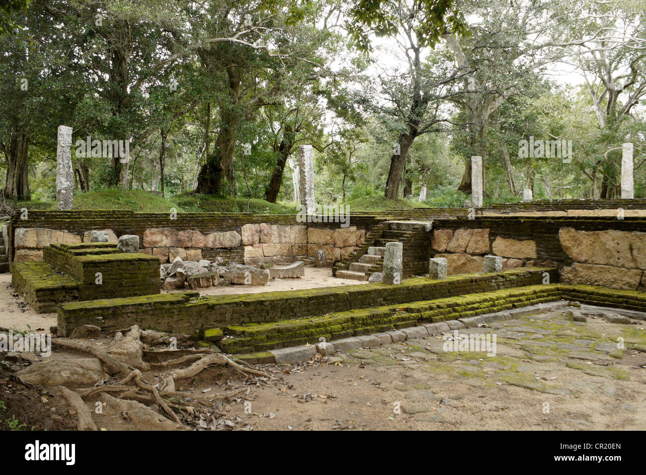 Mahapali Refectory (Northern Ruins) of Anuradhapura, Sri Lanka Stock ...