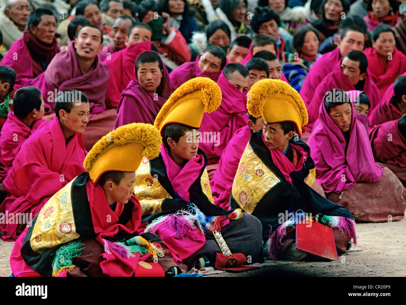 China, Gansu Province, Xiahe, Labrang, Labrang Monastery of Gelug or ...