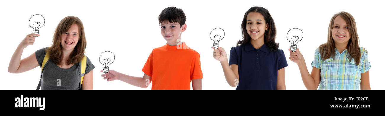 Teen lightbulb hi-res stock photography and images - Alamy