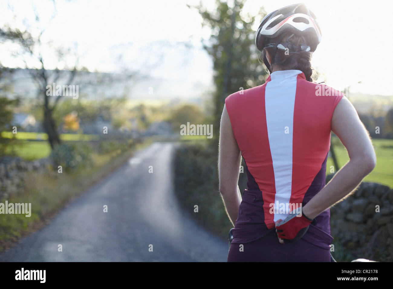 3 cyclists bicycling hi-res stock photography and images - Alamy