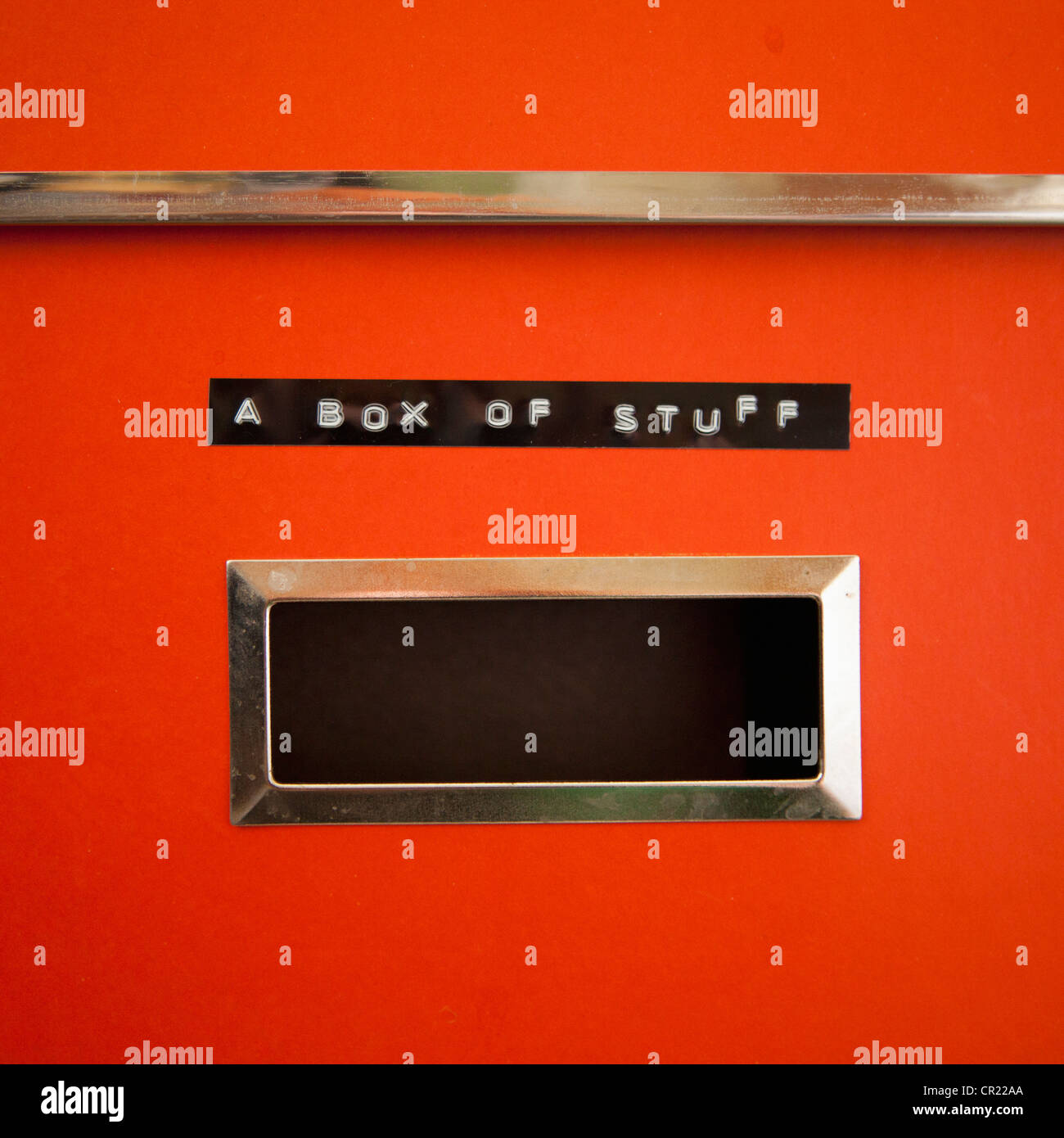 Close-up view of red box Stock Photo - Alamy