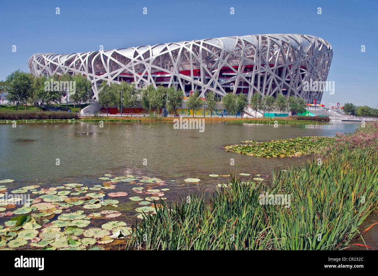 China: National Stadium, the Birds Nest, site of 2008 Summer Olympic ...