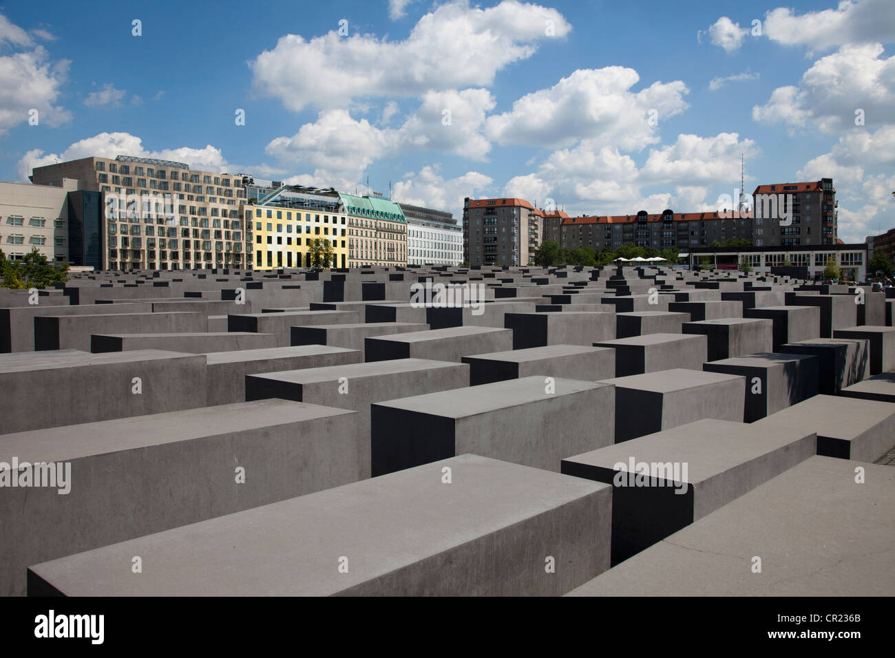 Concrete sculptures in city center Stock Photo - Alamy