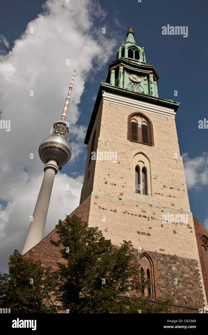 Low angle view of towers Stock Photo - Alamy