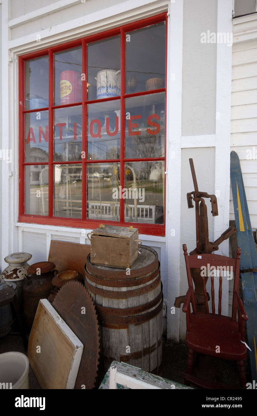 An antique shop in Great Village, Nova Scotia Stock Photo - Alamy