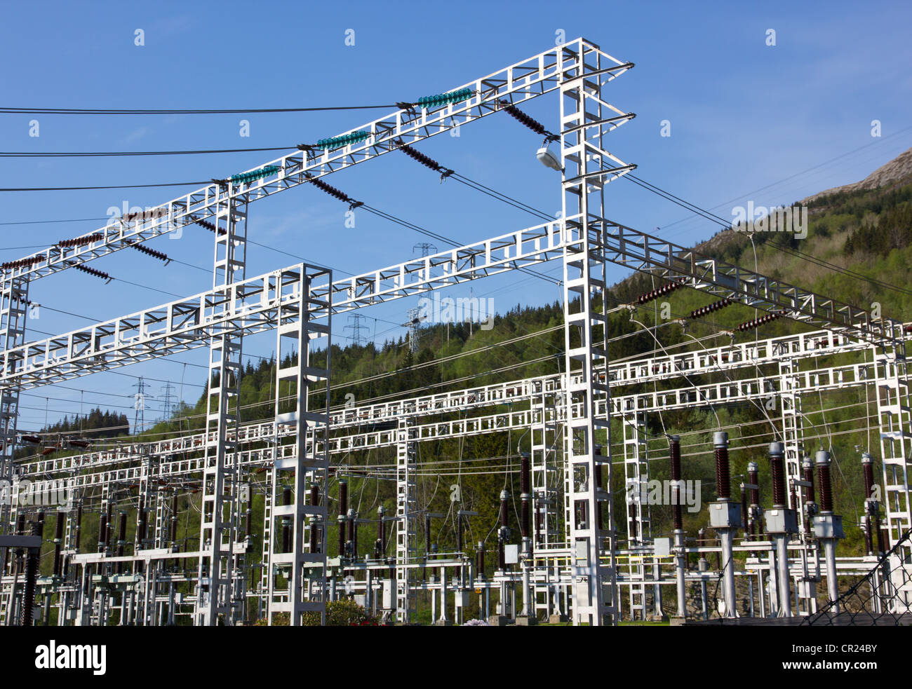 Picture of a powerstation, where they process electricity Stock Photo ...