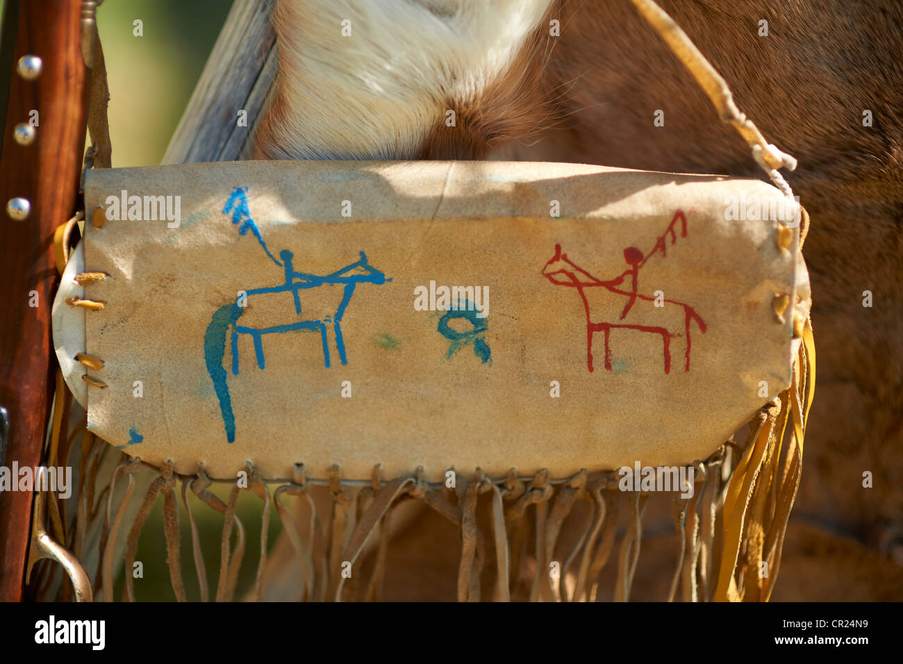 ceremonial first nations pouch Stock Photo - Alamy