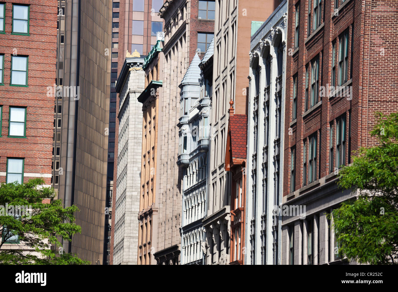 Architecture of downtown of Boston, Massachusetts Stock Photo - Alamy