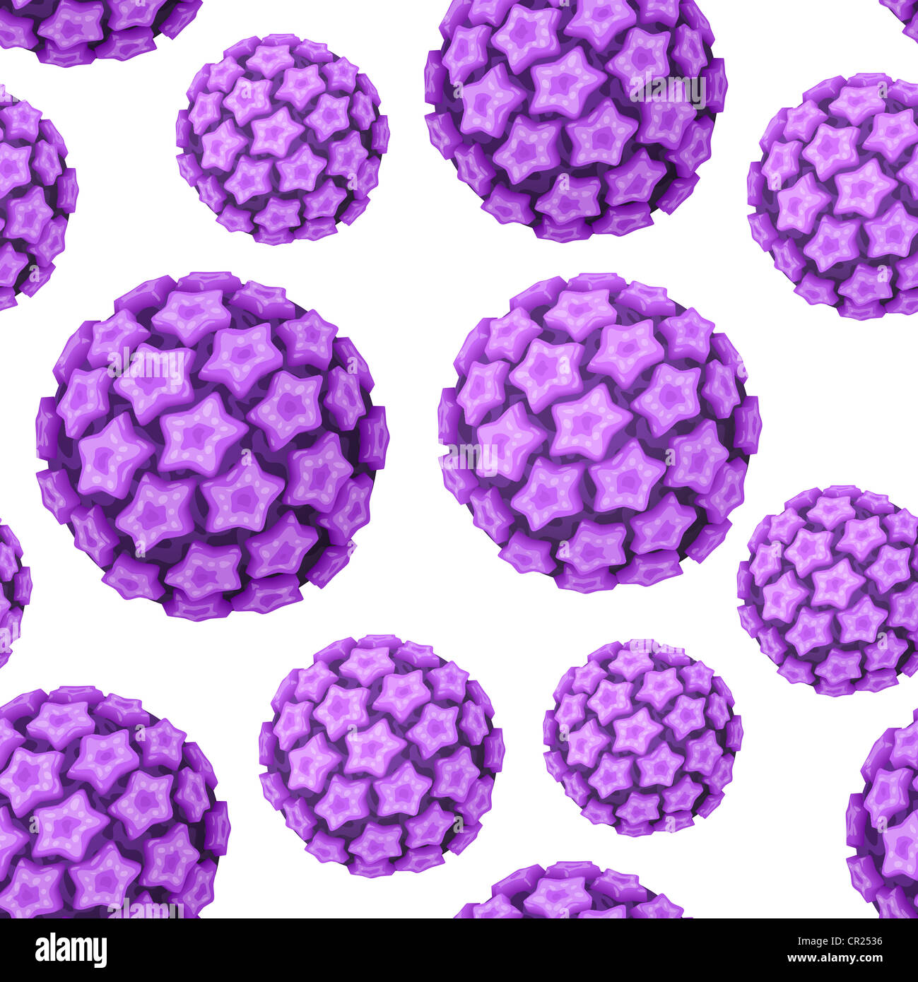 Human papillomavirus (HPV). Seamless vector background Stock Photo - Alamy