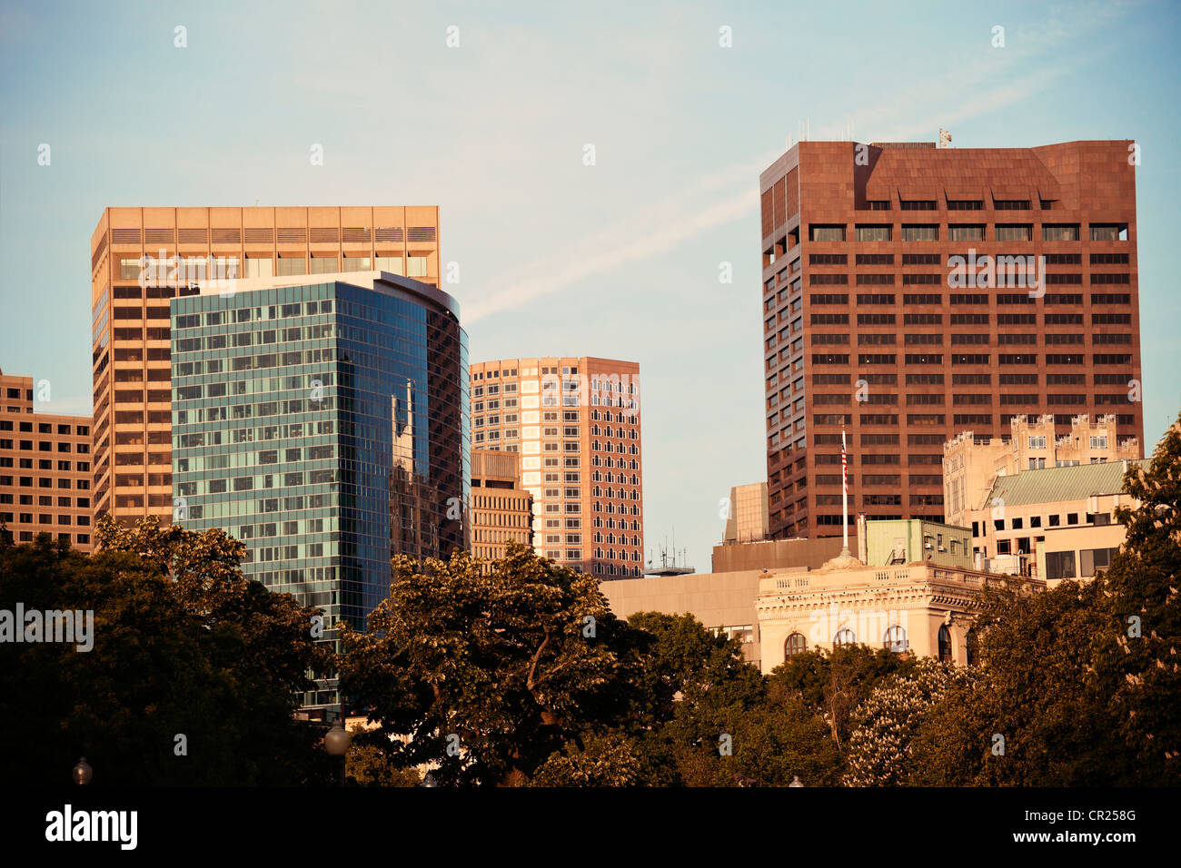 Modern buidlings in the center of Boston Stock Photo - Alamy