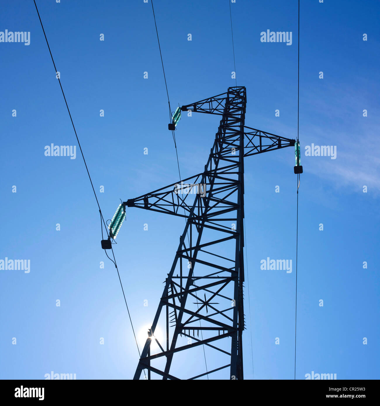 French electricity pylons hi-res stock photography and images - Alamy