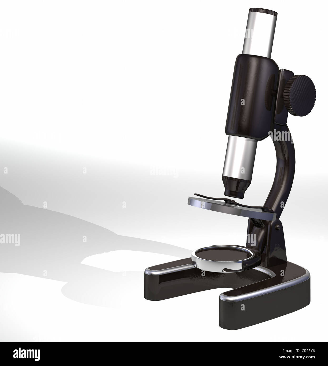 illustration of a microscope Stock Photo - Alamy