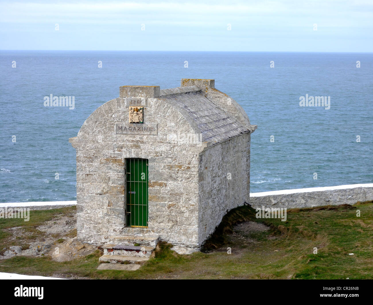 Fog cannon shell magazine at North Stack fog warning station, Holy ...