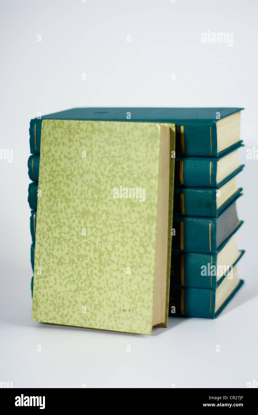 Stack of books Stock Photo - Alamy