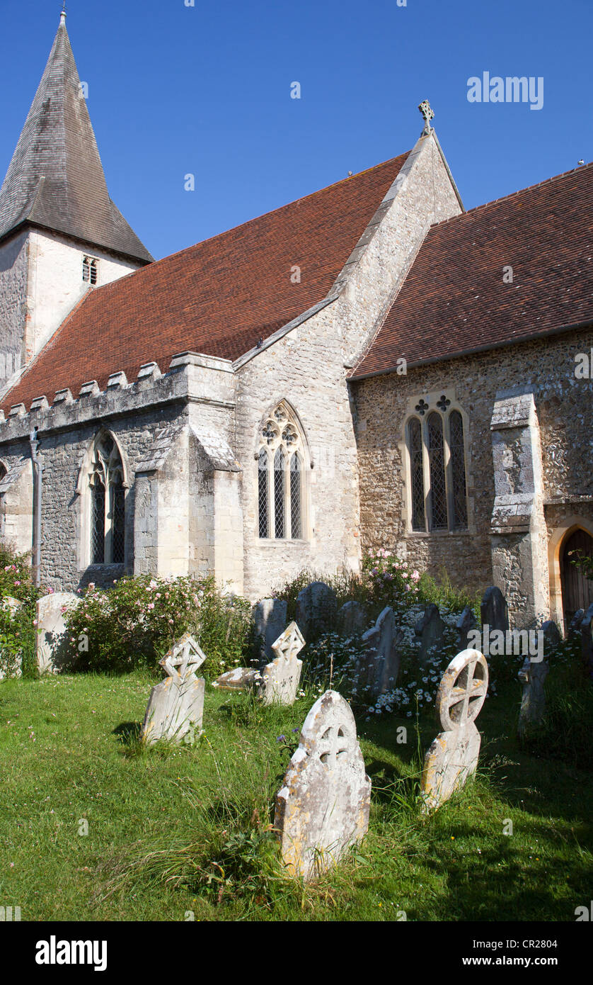 Bosham holy trinity church hi-res stock photography and images - Alamy