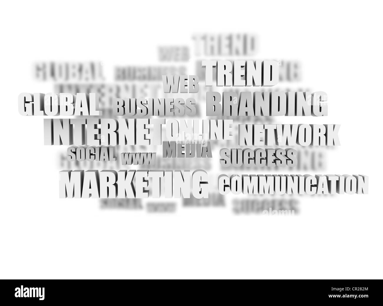 Mail concept on white Black and White Stock Photos & Images - Alamy