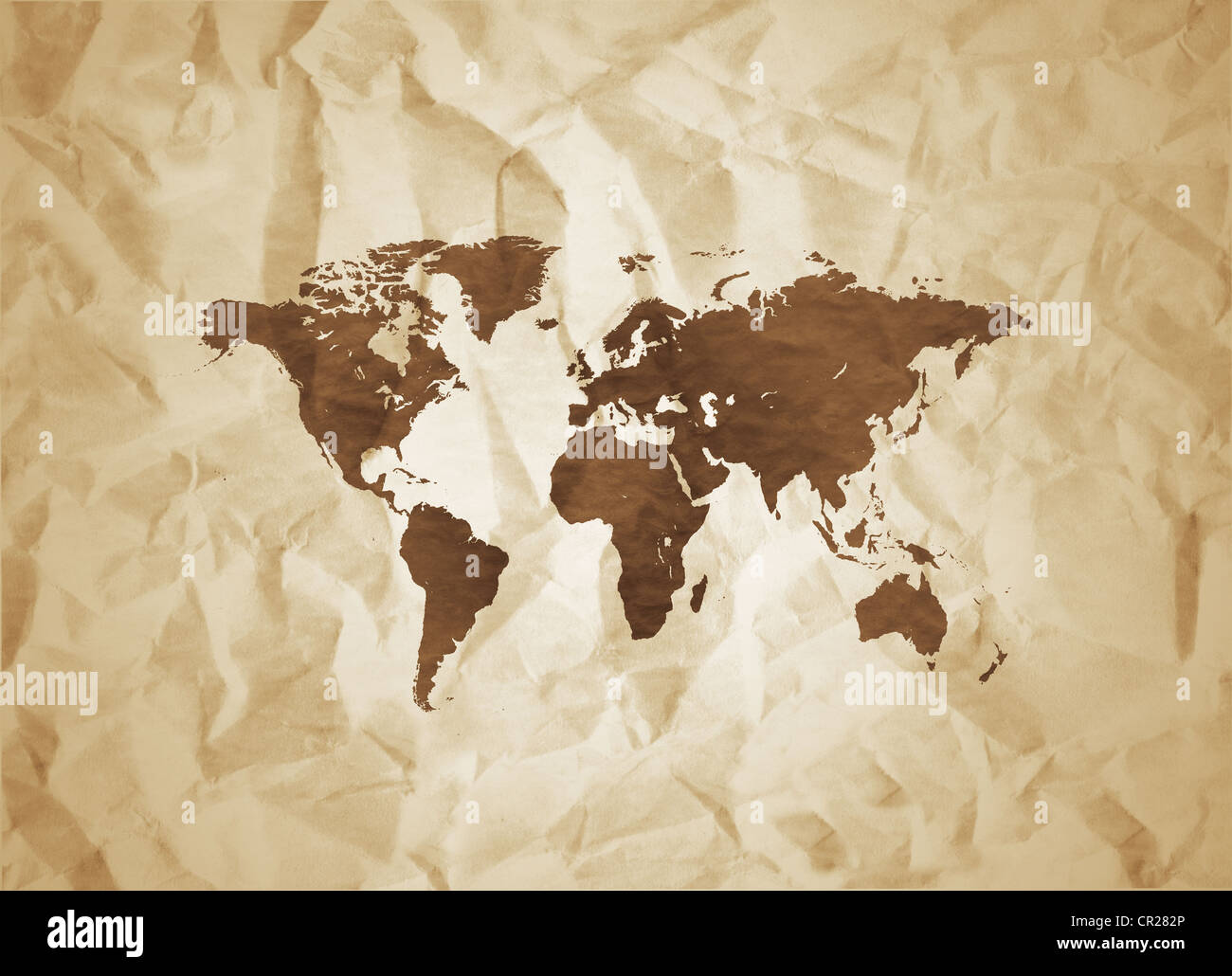 Old world map Stock Photo - Alamy