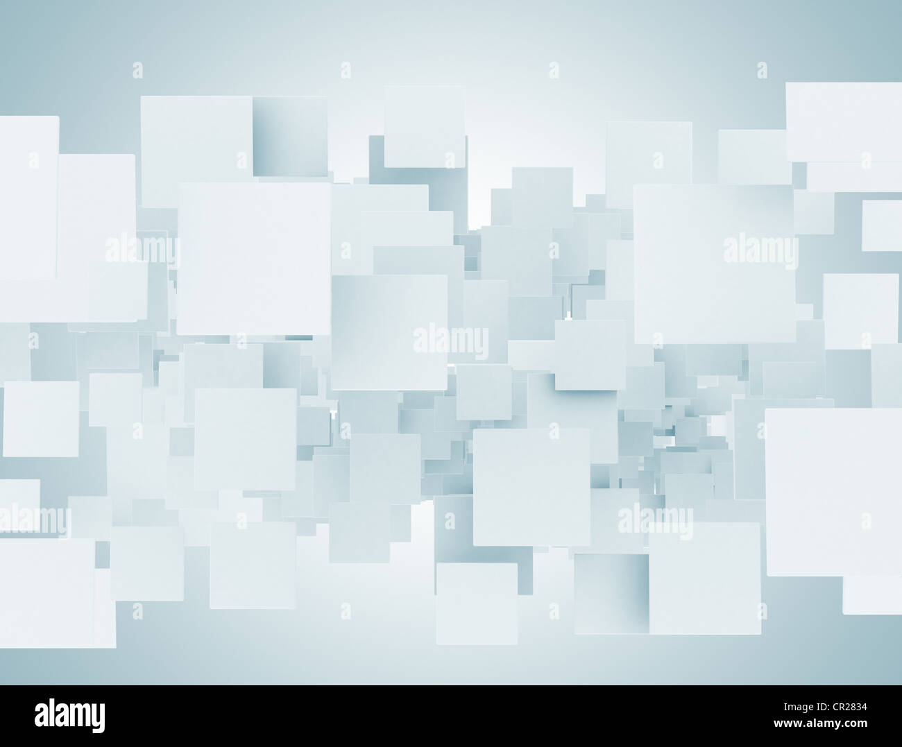 Blank abstract 3d squares Stock Photo - Alamy