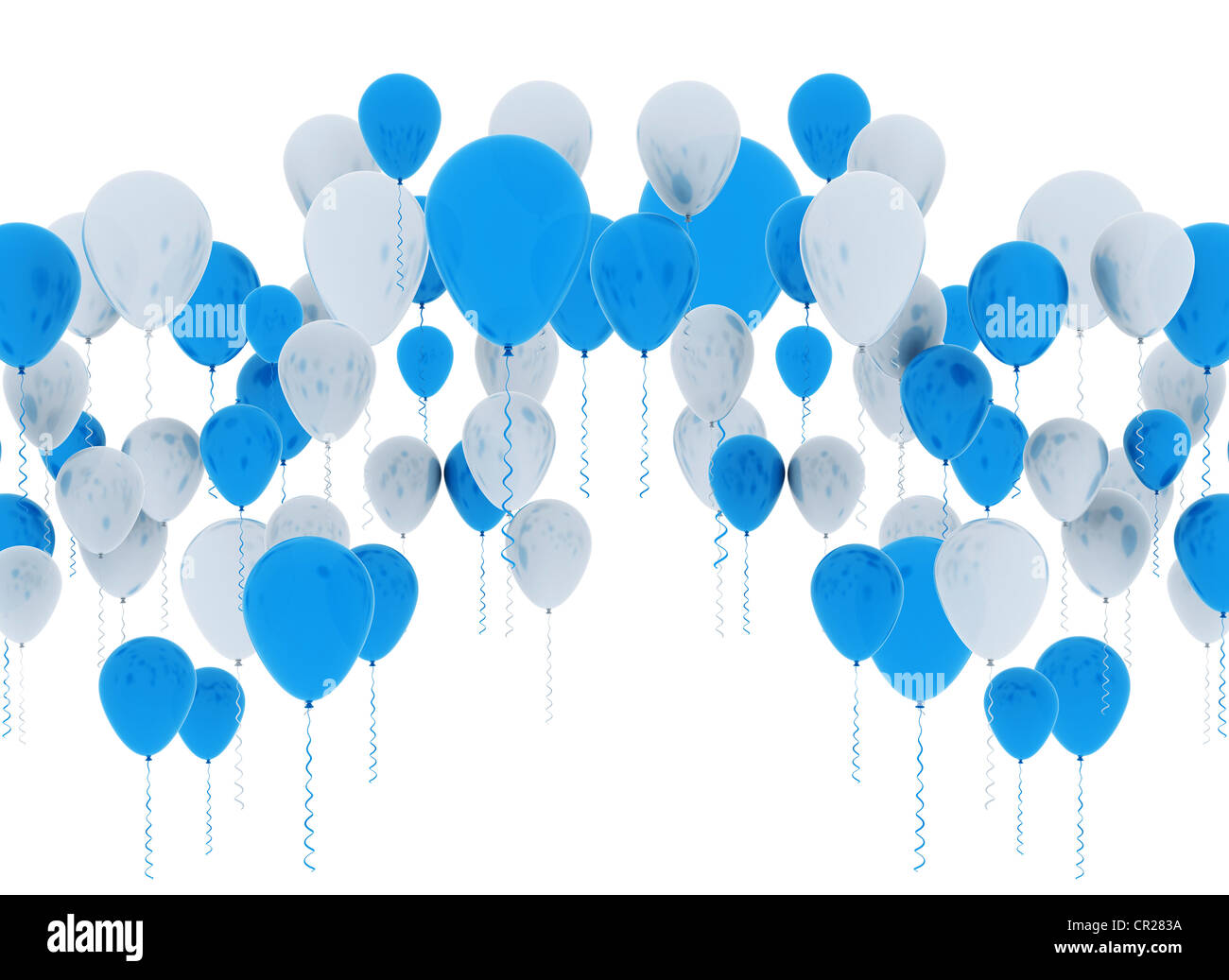 Balloons isolated on white background Stock Photo - Alamy