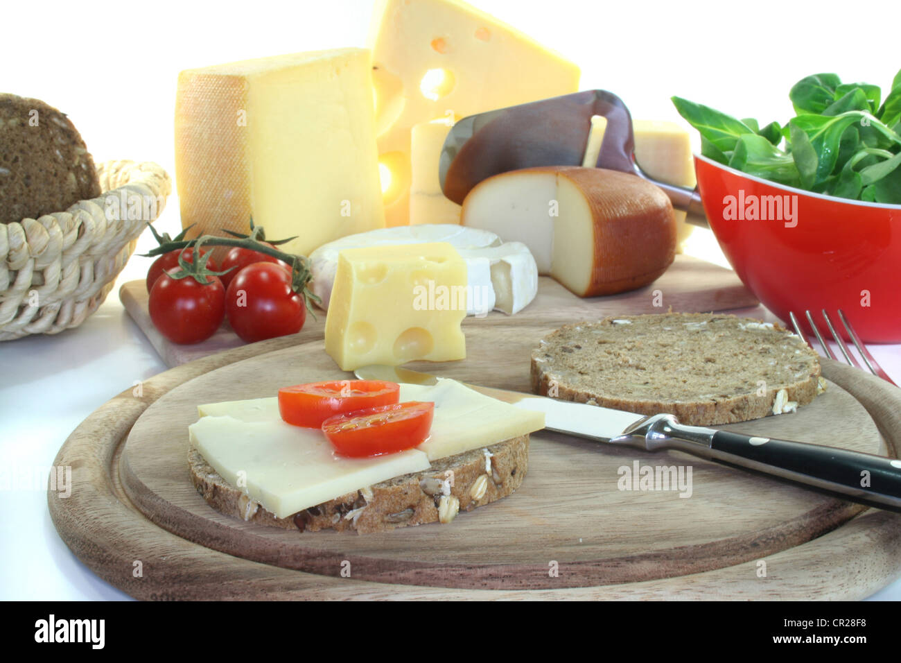 Cheese wheel loaf of bread hi-res stock photography and images - Alamy