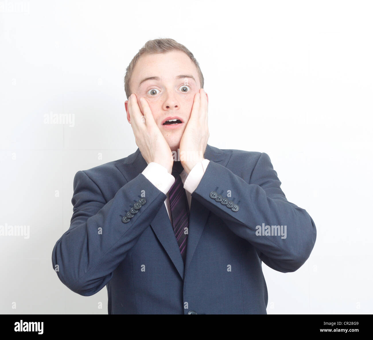 Frustrated business man Stock Photo - Alamy