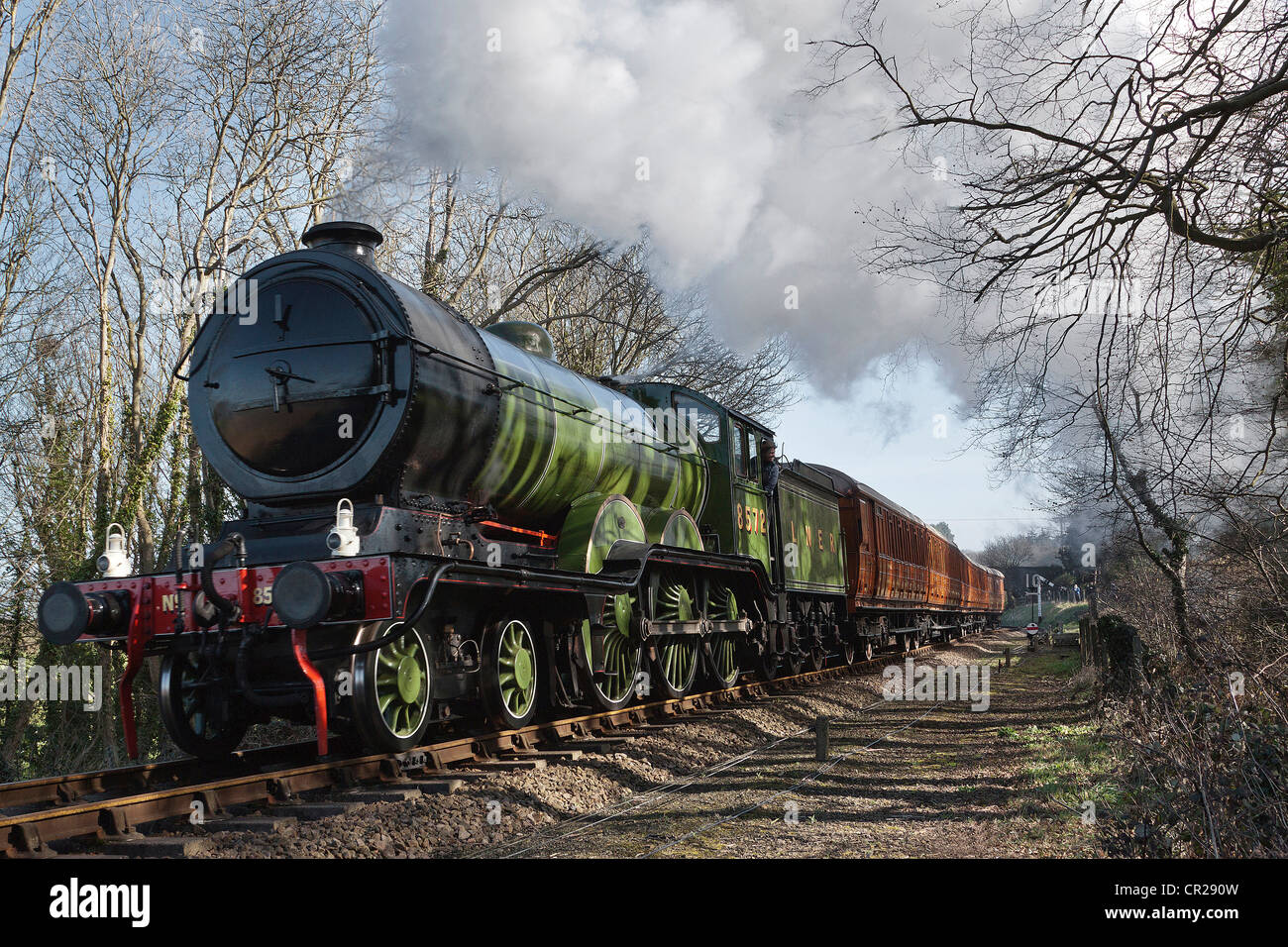 Lner b12 8572 steam locomotive hi-res stock photography and images - Alamy