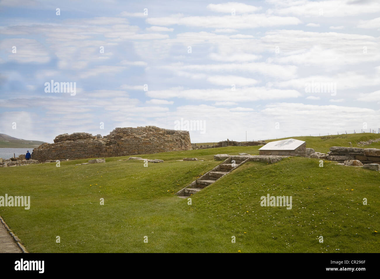 Orkney Islands West Mainland UK Broch of Gurness remains of Iron Age ...