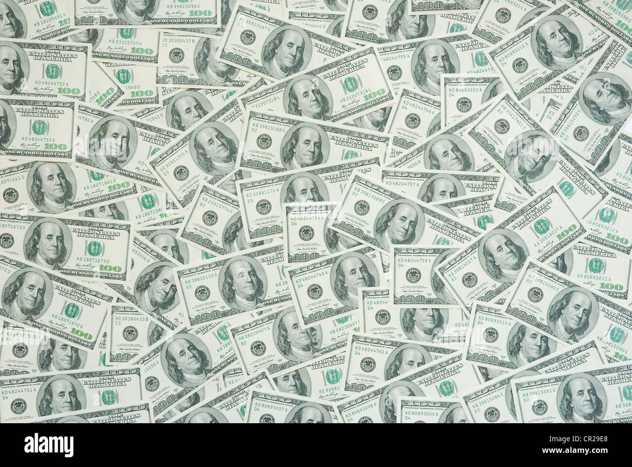 Dollars background, top view Stock Photo - Alamy