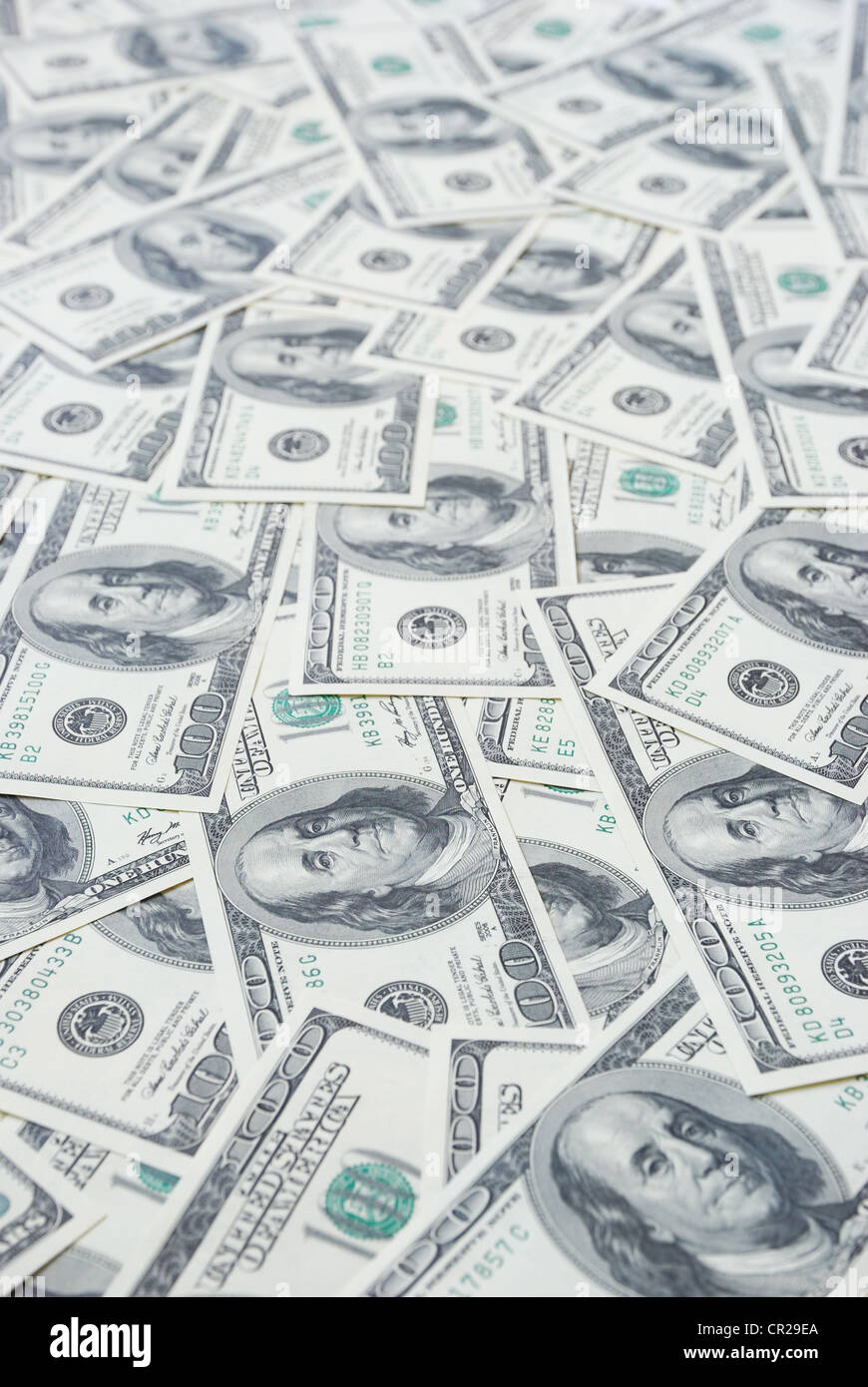 Dollars background, top view Stock Photo - Alamy