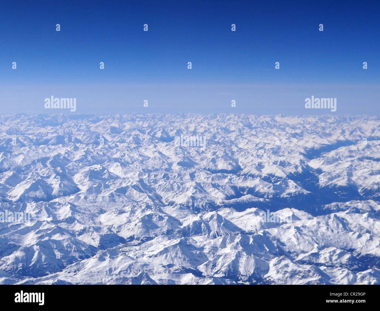 Aerial view of alps hi-res stock photography and images - Alamy
