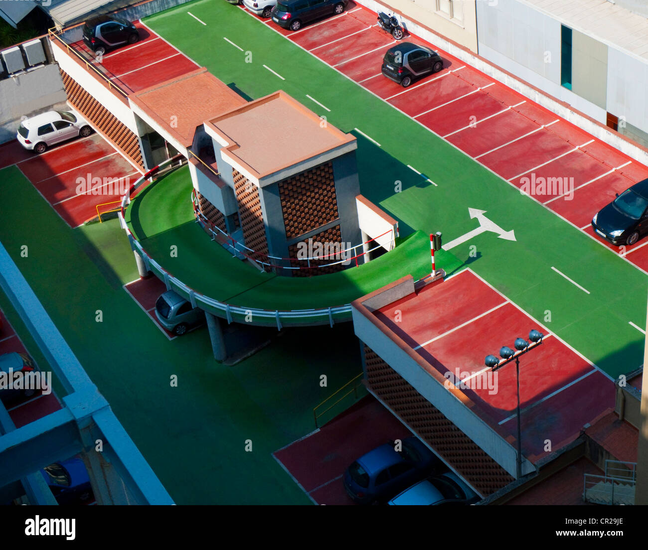 Roof top parking lot hi-res stock photography and images - Alamy