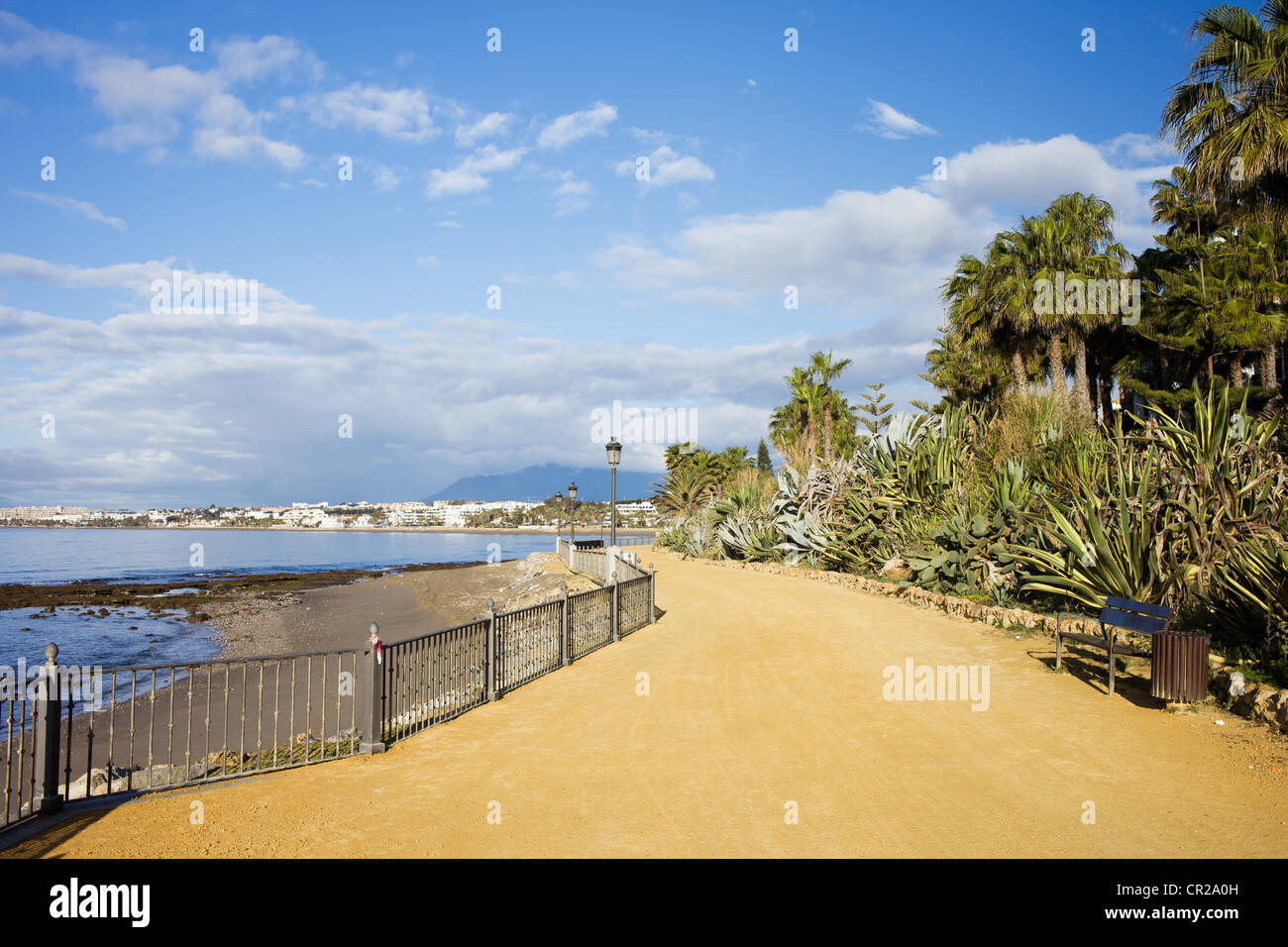 Marbella promenade hi-res stock photography and images - Alamy