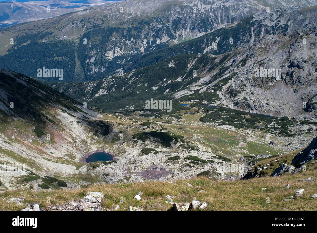 Mountain Lake in Carpthian Mountains - Romania - Parang Mountains Stock ...